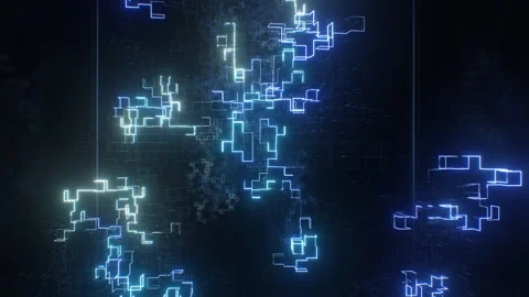 Data Transfer Inside A Computer AI Neura... | Stock Video | Pond5