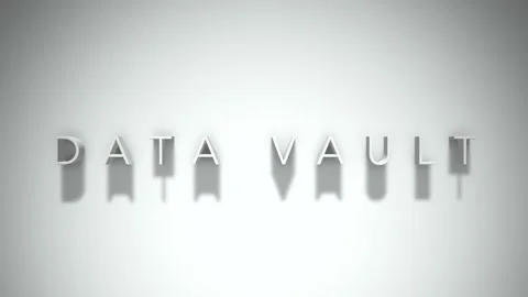 data vault 3D title animation with shado... | Stock Video | Pond5