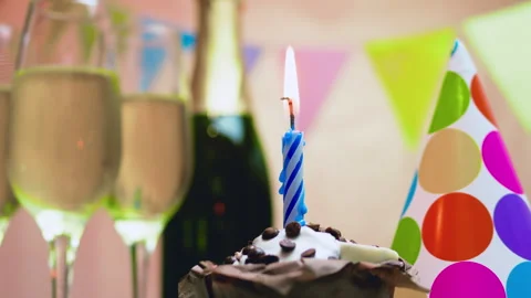 Date of birth postcard. Happy birthday b... | Stock Video | Pond5