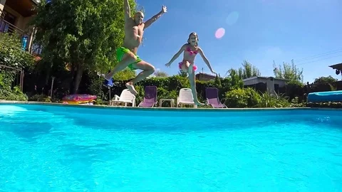 Girl Swimming Pool Child Stock Video Footage | Royalty Free Girl Swimming Pool Child Videos ...