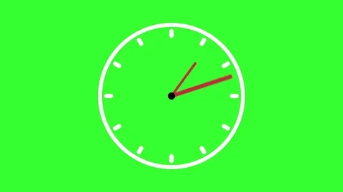 day cycle on clock animation 10 seconds ... | Stock Video | Pond5