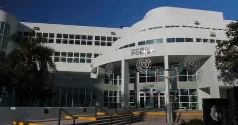 Day Exterior of Miami Police Station | Stock Video | Pond5