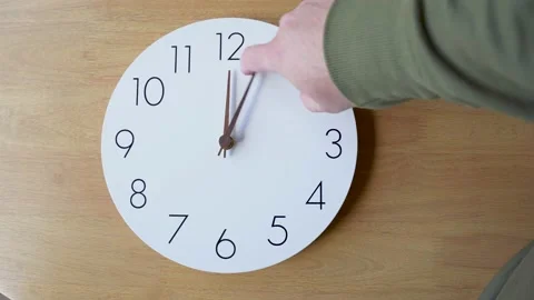 Daylight Savings Standard Time Clock Wo... | Stock Video | Pond5