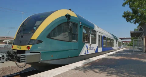 DCTA arriving at station | Stock Video | Pond5