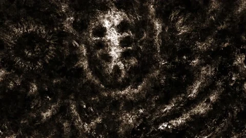 Dead alien demon with open mouth. Scary ... | Stock Video | Pond5