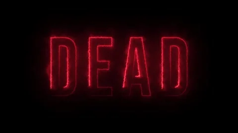 dead fire animation on black background | Stock Video | Pond5