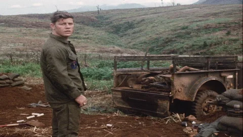 Dead Viet Cong in Truck 1971 | Stock Video | Pond5