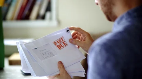 Overdue Bills Stock Footage ~ Royalty Free Stock Videos | Pond5