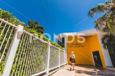 Decameron Aquarium All Inclusive Resort Entrance and Logo ~ Premium ...