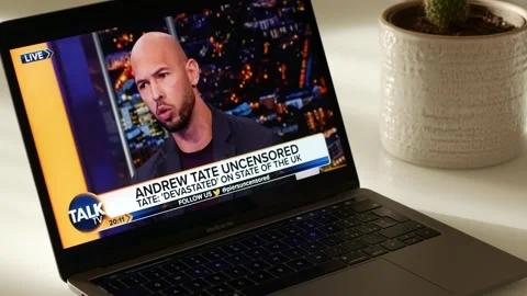 DECEMBER 20, 2022: Andrew Tate Interview... | Stock Video | Pond5