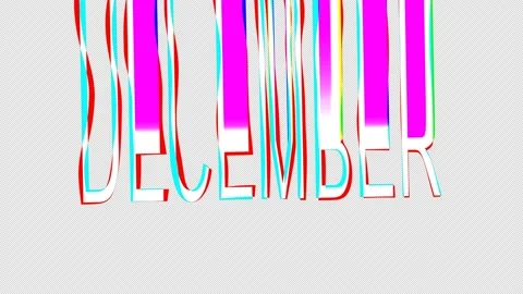 December. Transparent Alpha channel 4K t... | Stock Video | Pond5