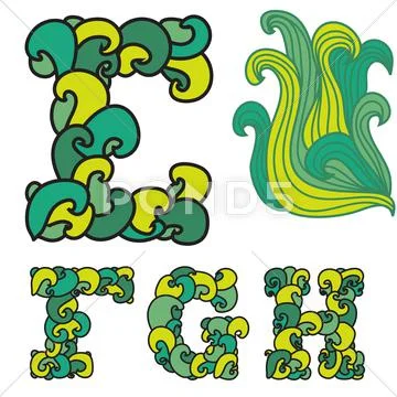 Electronic Alphabet With Letters Royalty Free Stock Photos Image