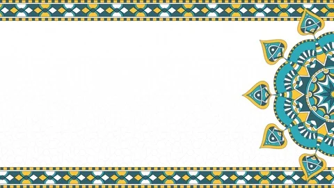 Decorative eastern style Islamic backgro... | Stock Video | Pond5