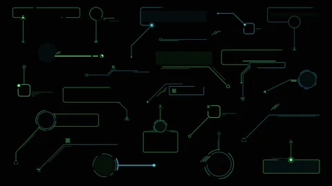 Decorative infographic Callouts on the b... | Stock Video | Pond5