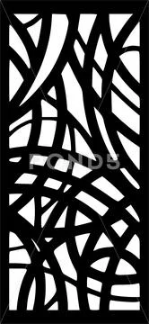 Decorative vector panel for cnc cutting. for interior partition ~ Clip ...