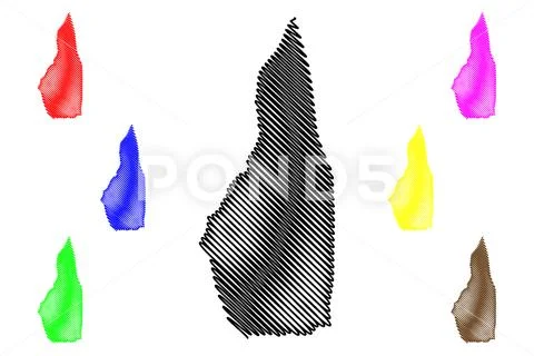 Dededo City (Guam, Territories of the United States) map vector ...