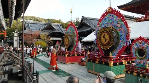 Dedication of Bugaku at Yasaka Shrine Ky... | Stock Video | Pond5