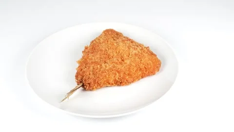 Deep fried horse mackerel Japanese Aji F... | Stock Video | Pond5