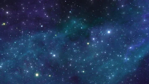 Deep Space Flight Through Stars with Gal... | Stock Video | Pond5