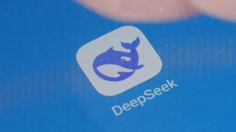 Deepseek App Icon Launching On Smartphon... | Stock Video | Pond5