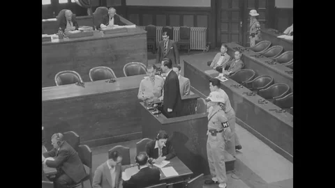 Defense witness being sworn and signs th... | Stock Video | Pond5