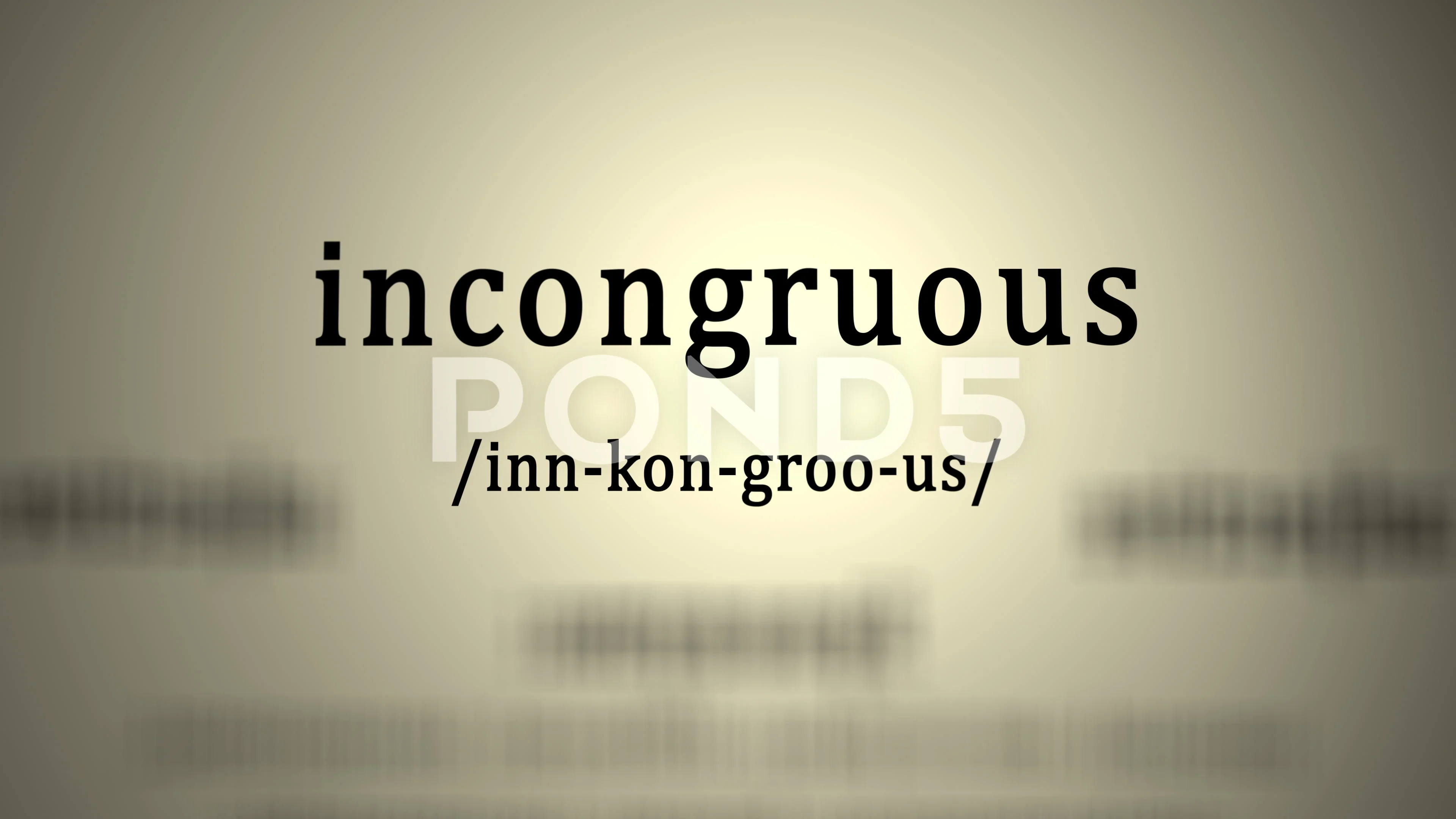 Incongruous Definition