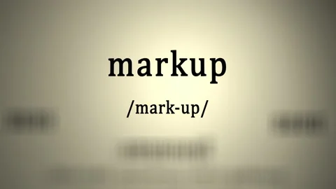 Markup Stock Footage ~ Royalty Free Stock Videos | Pond5