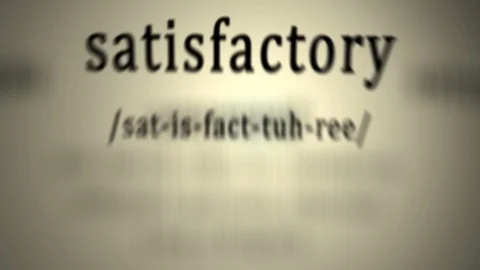 Satisfactory Stock Video Footage | Royalty Free Satisfactory Videos | Pond5