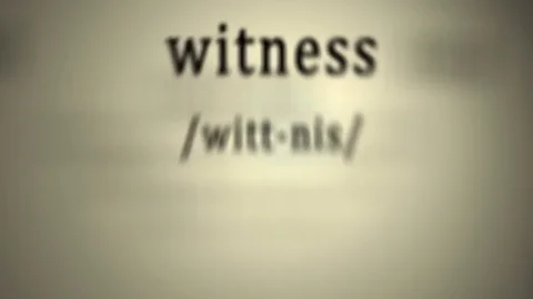 Witness Stock Footage ~ Royalty Free Stock Videos | Pond5