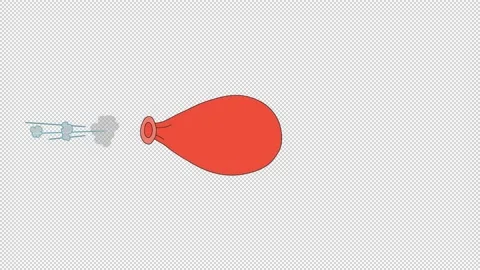 Deflating A Balloon Stock Video Footage | Royalty Free Deflating A ...