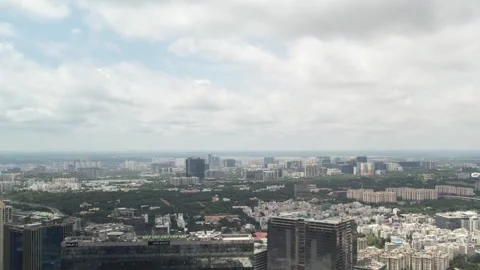 Deforestation in a city is depicted in c... | Stock Video | Pond5