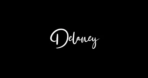 Delaney Female Name Animated Hand Writte... | Stock Video | Pond5