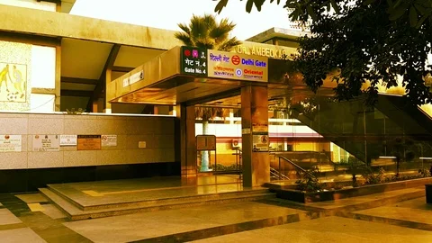 Delhi Metro Station Stock Video Footage | Royalty Free Delhi Metro ...