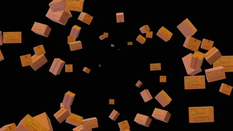 Cardboard Box Animation Stock Video Footage | Royalty Free Cardboard ...