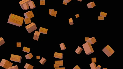 Cardboard Box Animation Stock Video Footage | Royalty Free Cardboard ...