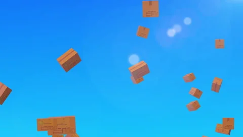 Cardboard Box Animation Stock Video Footage | Royalty Free Cardboard ...