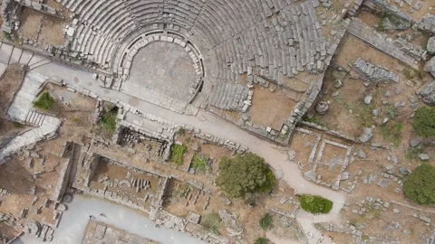 Delphi, Greece. Ruins of the ancient cit... | Stock Video | Pond5