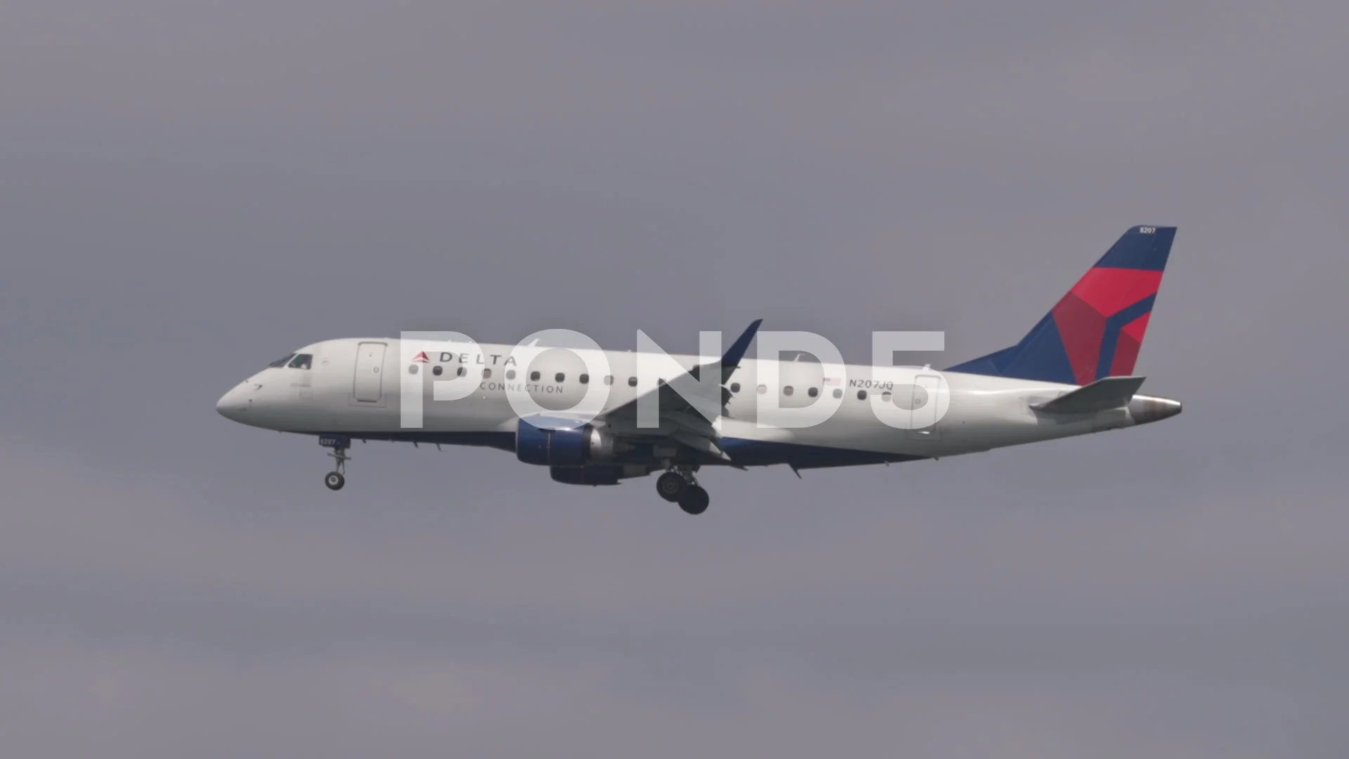 Delta Airplane Flying In Sky