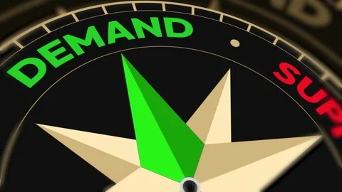 Demand Vs Supply concept Animation 4K wi... | Stock Video | Pond5