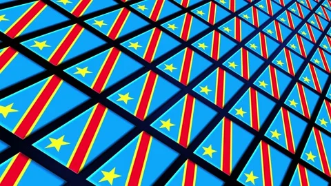 Democratic Republic of the Congo Flag An... | Stock Video | Pond5