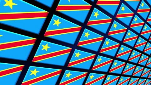 Democratic Republic of the Congo Flag An... | Stock Video | Pond5