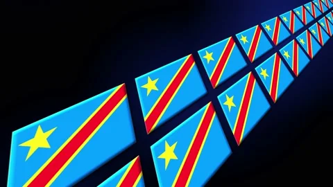 Democratic Republic of the Congo Flag An... | Stock Video | Pond5