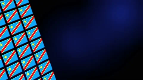 Democratic Republic of the Congo Flag An... | Stock Video | Pond5