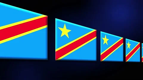 Democratic Republic of the Congo Flag An... | Stock Video | Pond5