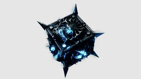 Demonic Cube VJ Loop | Stock Video | Pond5