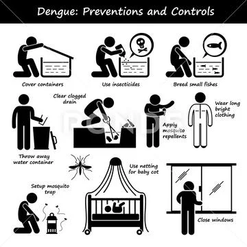 Dengue Fever Preventions and Controls Aedes Mosquito Breeding Stick ...