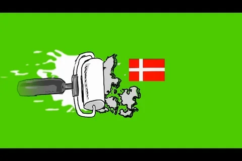 Denmark - Hand-Drawn Animation - scroll ... | Stock Video | Pond5