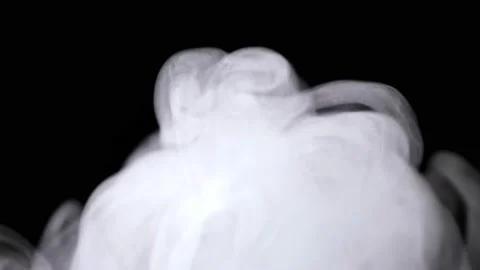 Dense flow of steam vaporing into air in... | Stock Video | Pond5