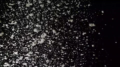 A dense heavy blizzard snowstorm VFX ins... | Stock Video | Pond5