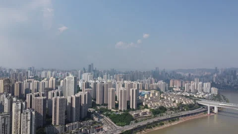 Dense high-rise buildings in big cities | Stock Video | Pond5